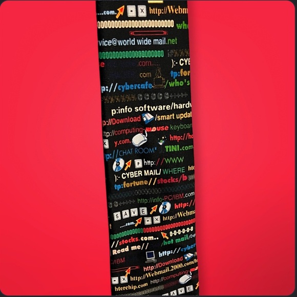 Addiction | Accessories | Vintage Addiction Formal Neck Tie Techie ...